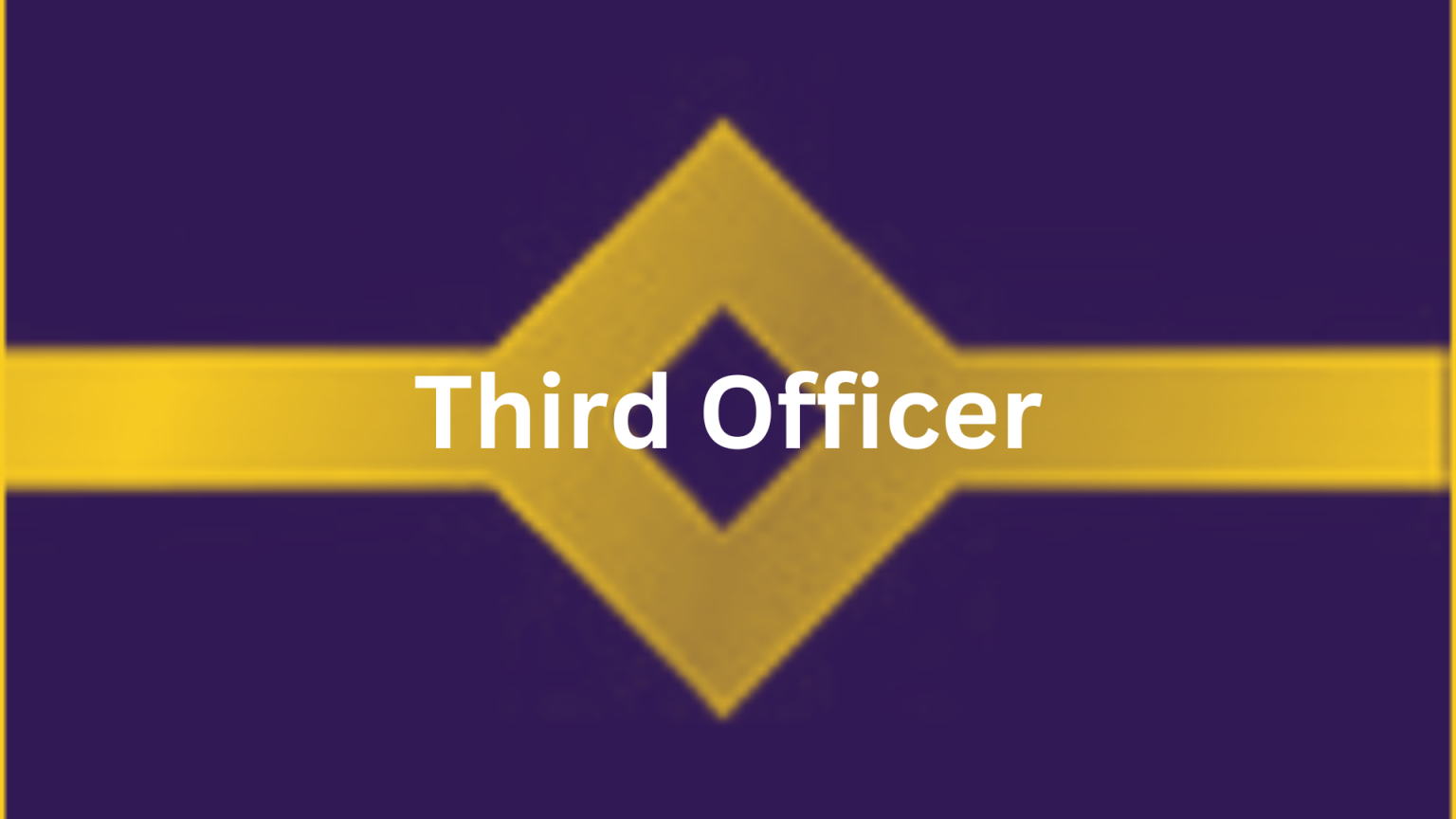 What is a Third Officer/Third Mate in the Merchant Navy? | Shoreside ...