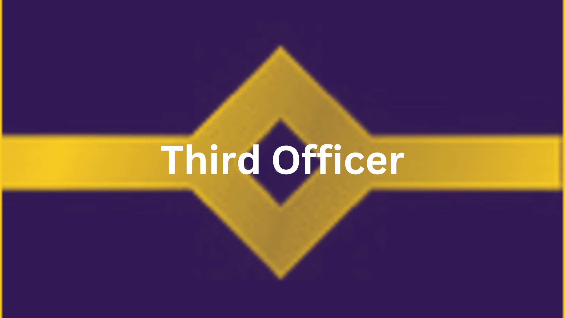 What is a Third Officer/Third Mate in the Merchant Navy? | Shoreside ...