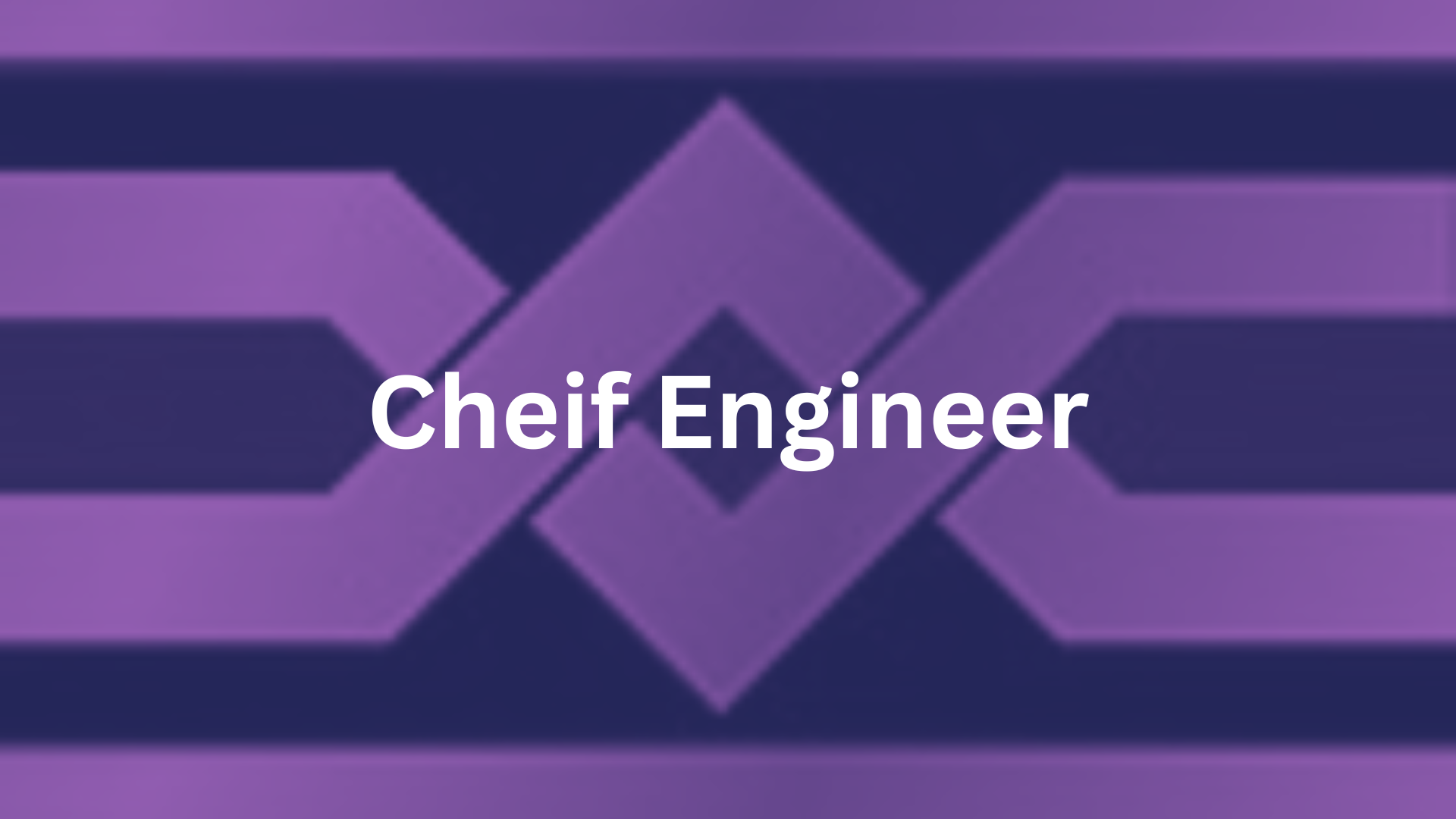 What is a Chief Engineer in the Merchant Navy? | Shoreside Maritime ...