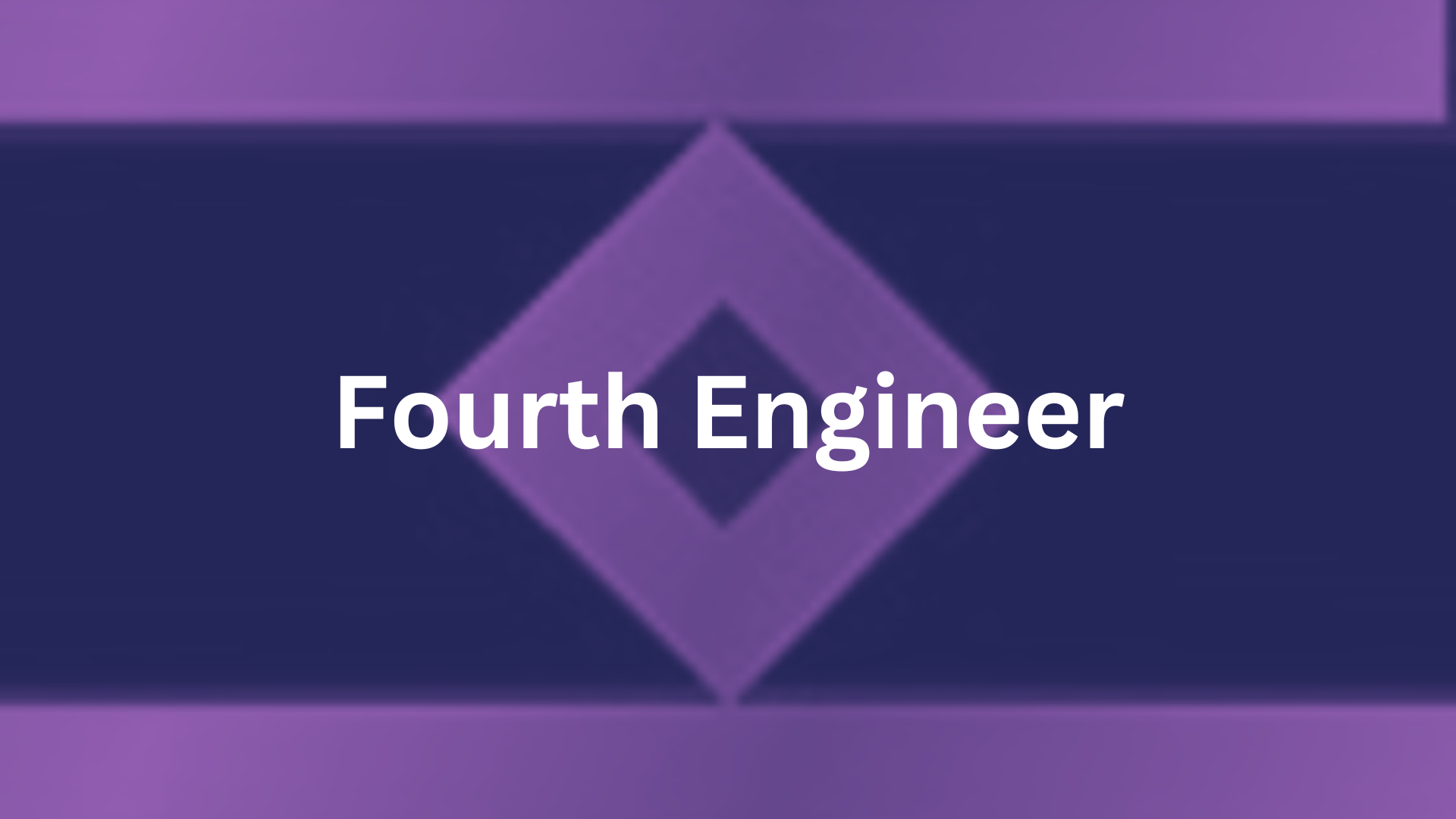What is a Merchant Navy Fourth Engineer? | Shoreside Maritime Training